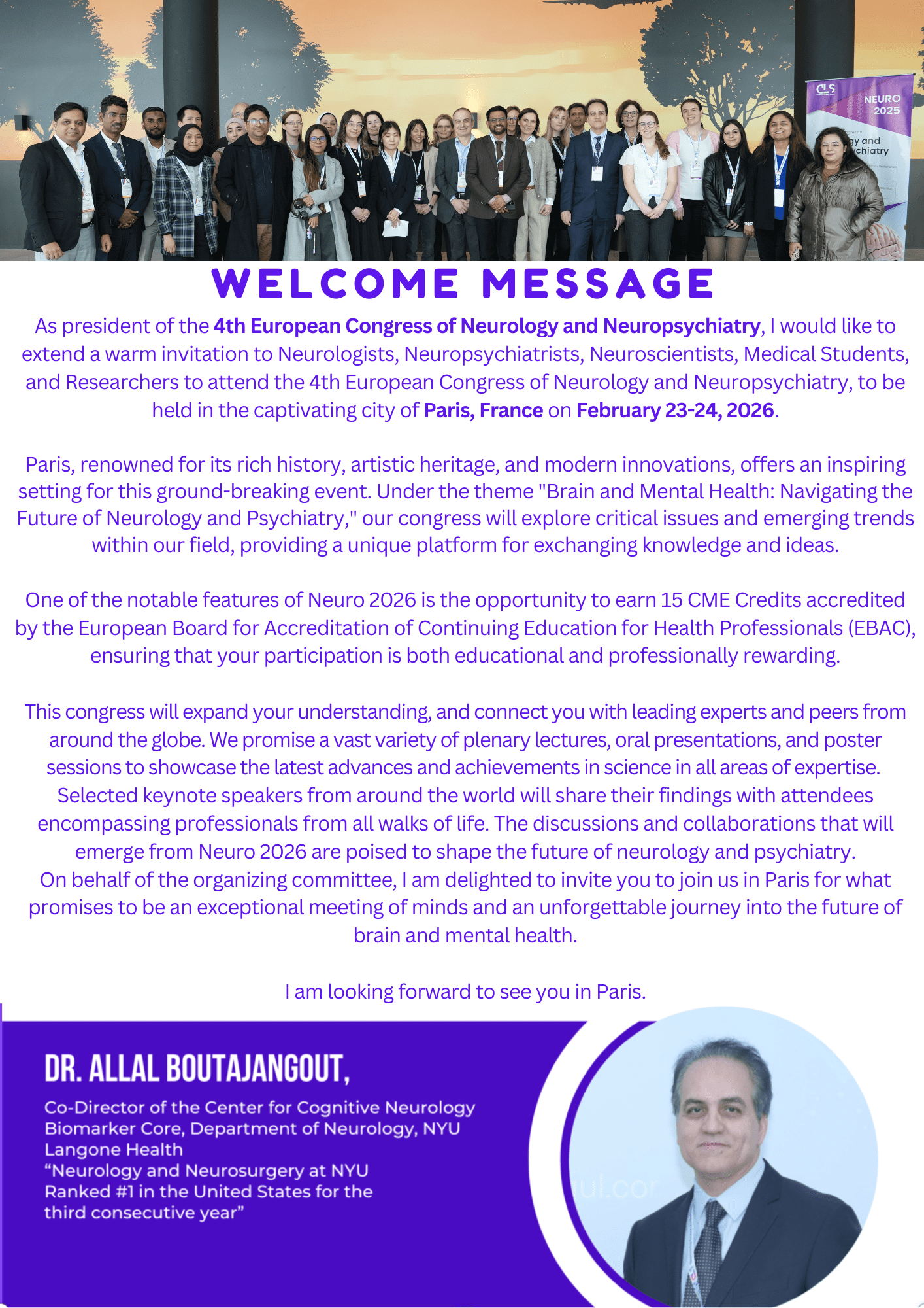 Neurology Conference 2026 | Psychiatry Congress | Neuro Congress